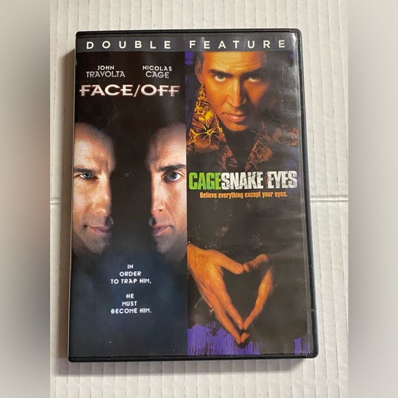 Media | Nicolas Cage Double Feature Dvds Face Off And Snake Eyes | Poshmark
